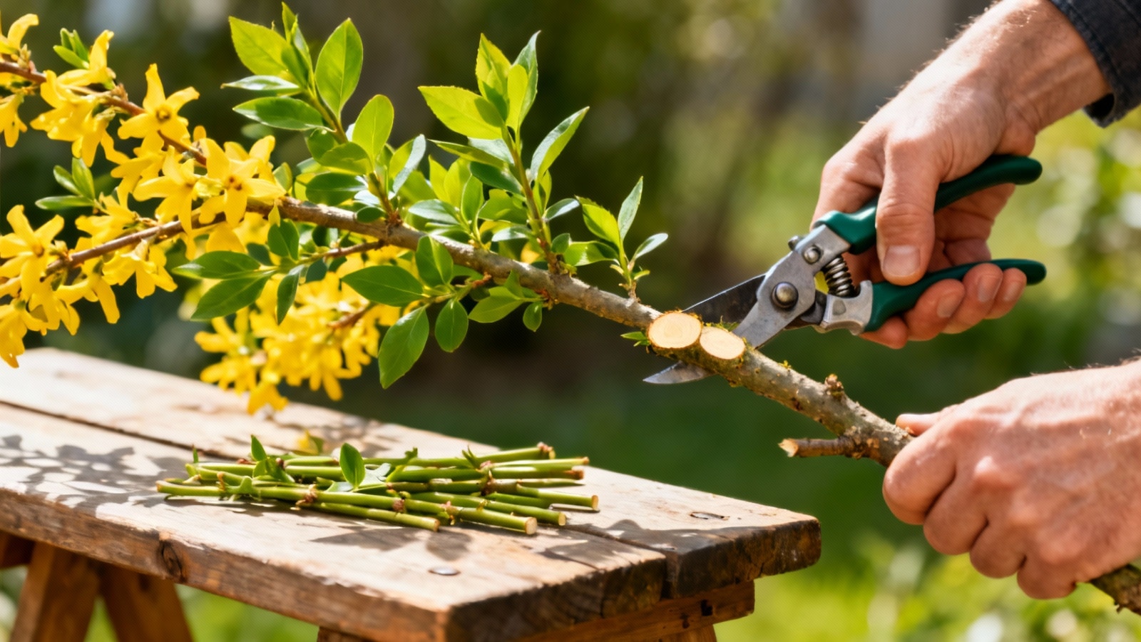 Bouturer forsythia : technique simple et période idéale pour réussir